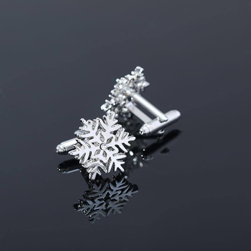 ・カラー: 雪花镶钻袖扣