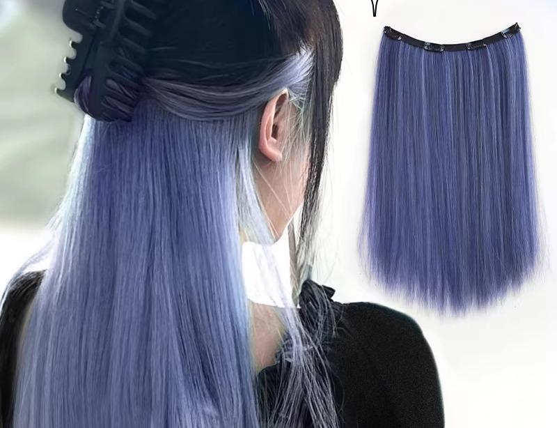 ・効果: 髪色変更・特徴: 付け外し簡単・素材: 耐熱ファイバー・カラー展開: 煙灰藍, 薄藤色, 白茶灰, 桜花粉, 北極緑, 亜麻金, 北極星, 極光紫, 薄荷マンボ, 樹苺紅, 黒棕挑煙灰藍, 深棕挑煙灰藍, 黒棕挑薄藤色, 深棕挑薄...