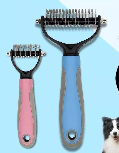 ・機能: 抜け毛除去・対象: ペット全般・毛髪タイプ: 長毛・カラー展開: ブルー、ピンク、グリーン・サイズ展開: 大、小