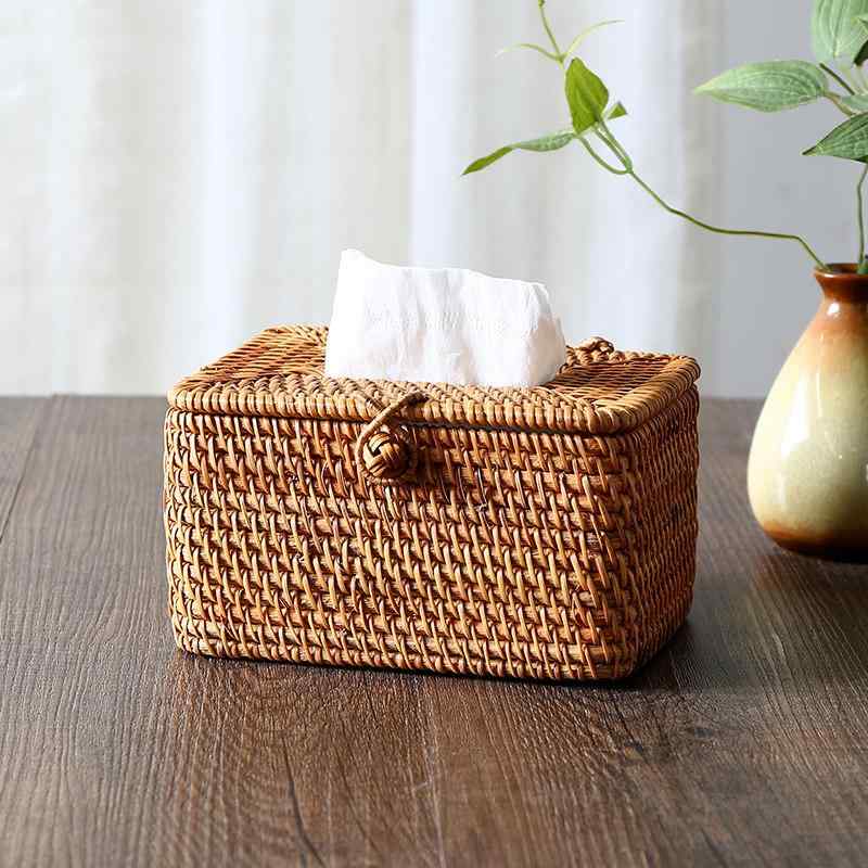 ・スタイル: 田園・素材: 藤編み・カラー展開: ブラウン、ダークカラー、オレンジ、ダークブラウン、ライトブラウン、ピンク、ブラック