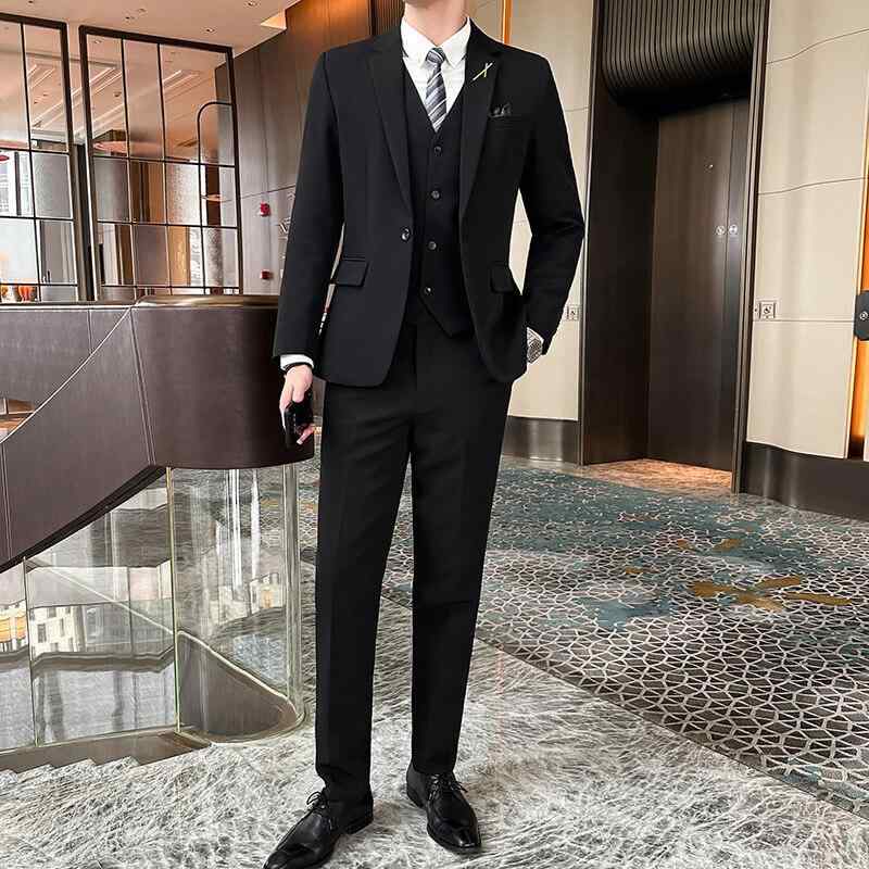 ・スタイル: ライトビジネス、ファッションアーバン・前立て: シングルボタン（1つボタン）・主な素材: ポリエステル・着用シーン: カジュアル・ネックライン: ノッチドラペル・ベント: センターベント・フィット感: スリムフィット・生地の厚...