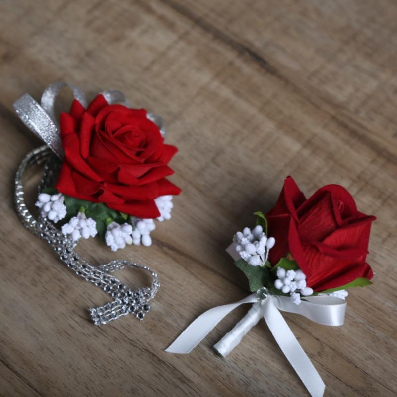 ・カテゴリ: コサージュ・素材: 布・スタイル: ナチュラル・対象: 男女兼用・: フラワー・製法: ハンドメイド・用途: 展示会、プロモーション、周年記念、ビジネスギフト、開店祝い・バリエーション: コサージュ、リストブーケ