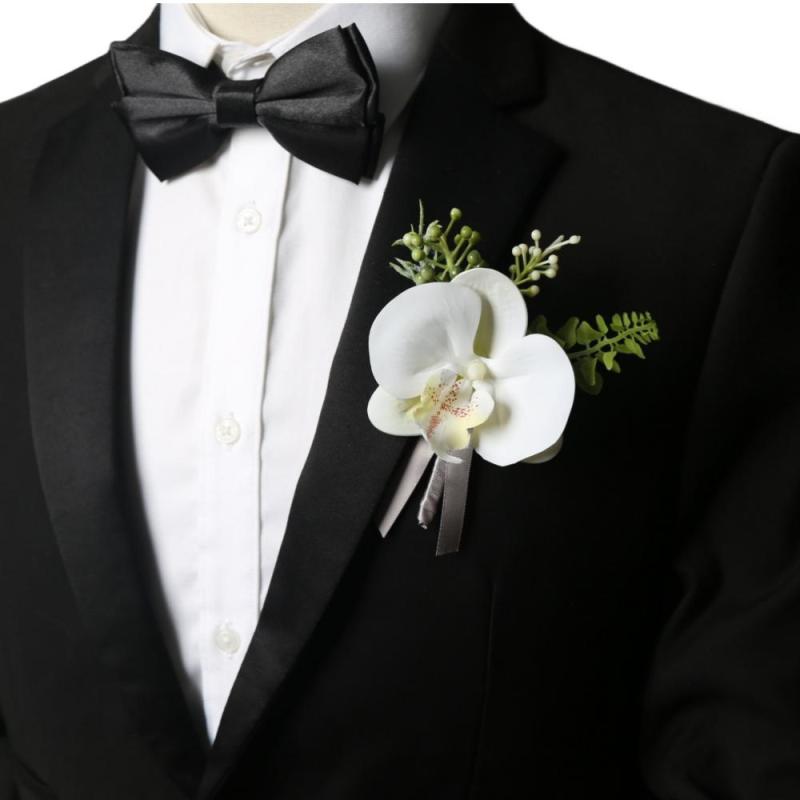 ・素材: フラワー・加工: ハンドメイド・用途: ウェディング・タイプ: コサージュ、リストブーケ・サイズ: 約8×12cm・スタイル: ヨーロピアン・ギフト対象: 家族、パートナー、同僚、友人、恩師・イベント: クリスマス、バレンタイン、...