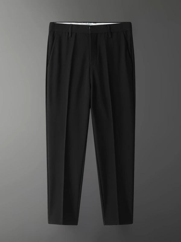 ・カテゴリ: テーパードパンツ、ビジネスカジュアルパンツ・スタイル: カジュアル・丈: 九分丈・ウエスト: ミドルウエスト・フロント: ファスナー・厚さ: 薄手・柄: 無地・誤差範囲: 1-2cm・主な素材: ポリエステル 95%、化学繊維...