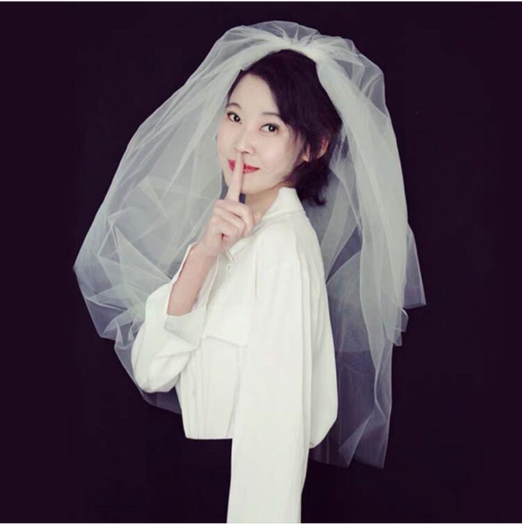 ・カテゴリ: ヘッドドレス・スタイル: ナチュラル・素材: オーガンジー・: レディース・種類: 2層式・シーン: ウェディング、誕生日、旅行・カラー: ホワイト