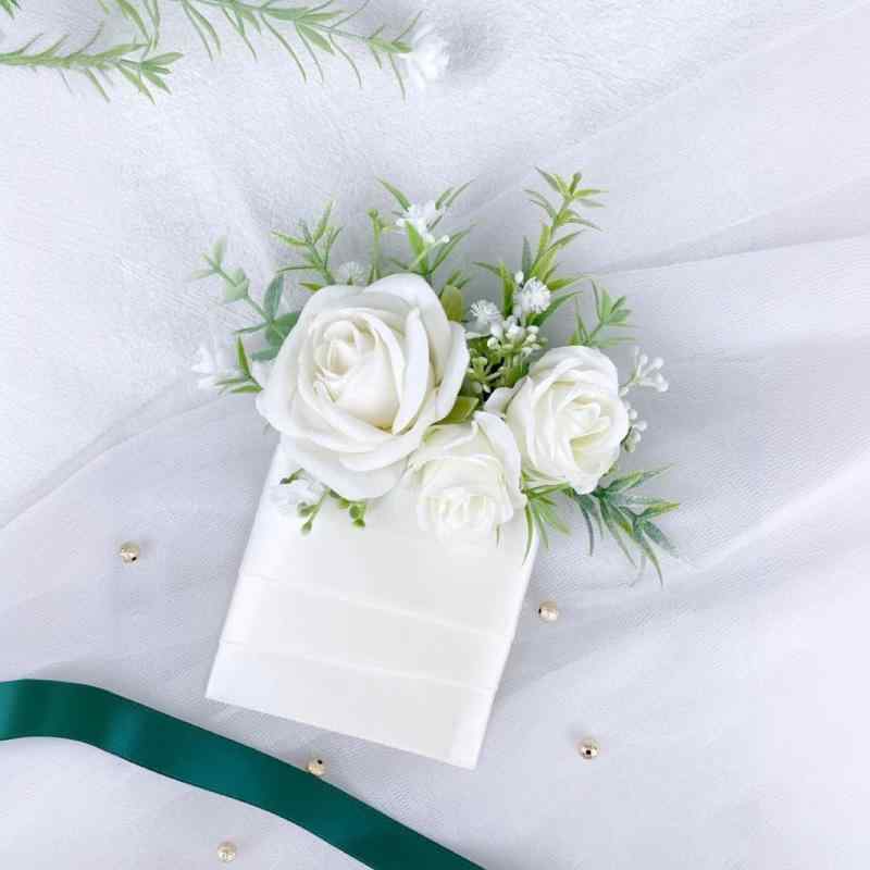 ・加工: ハンドメイド・カテゴリ: コサージュ・スタイル: ユニセックス・: ナチュラル・モチーフ: 花・カラー: ホワイト