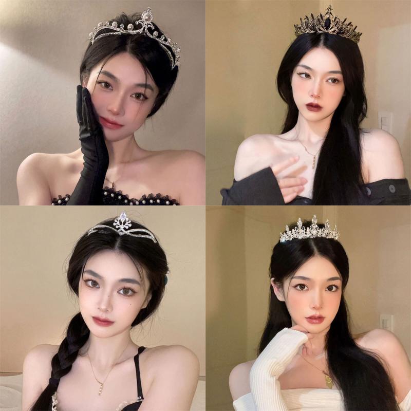 ・カテゴリ: ヘアアクセサリー・スタイル: プリンセス・素材: 合金・: レディース・形状: クラウン・加工: メッキ・用途: ウェディング・カラー展開: ジルコニアブーケ, ジルコニアスター, パール, ブラック宝石, ティアドロップジル...