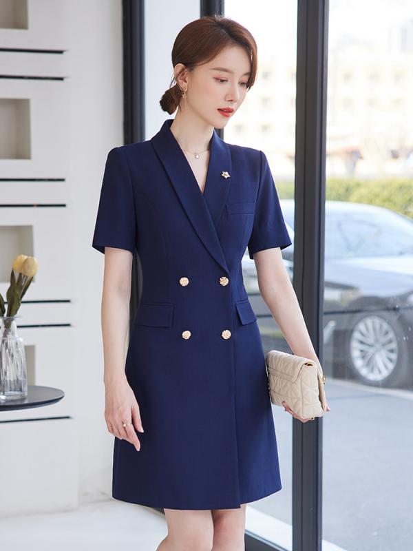 ・カテゴリ: ワンピース・スタイル: きれいめ、通勤・素材: ポリエステル 80%〜90%・シルエット: Aライン・着丈: ミディ丈・ネックライン: テーラードカラー・袖丈: 半袖・袖形状: レギュラースリーブ・ウエスト: ハイウエスト・フ...