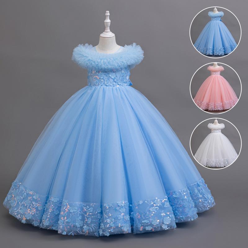 ・カテゴリ: 子供用ドレス・対象年齢: 8歳以上（身長140cm以上）・性別: 女の子用・要素: レース、プリンセス、チュール、トレンド・スタイル: 欧米風・主素材: ポリエステル 95%・裏地素材: 綿 5%・基準: B類・タイプ: ドレ...