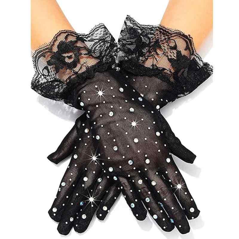 ・カテゴリ: 手袋・スタイル: 5本指、レトロ・カラー展開: ブラック、ホワイト・主な素材: ポリエステル96%以上