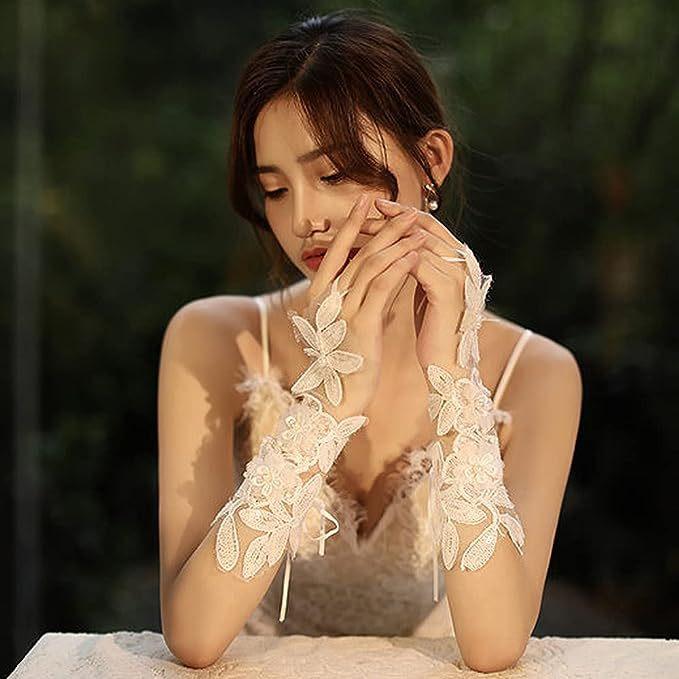 ・性別: レディース・スタイル: シンプル・素材: レース、メッシュ・タイプ: フィンガーレスグローブ・カラー: 1、2・機能: 装飾用