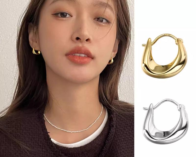 ・スタイル: 韓国・カテゴリ: アクセサリー・主な素材: 925シルバー・対象: 女性・カラー展開: 金色、銀色