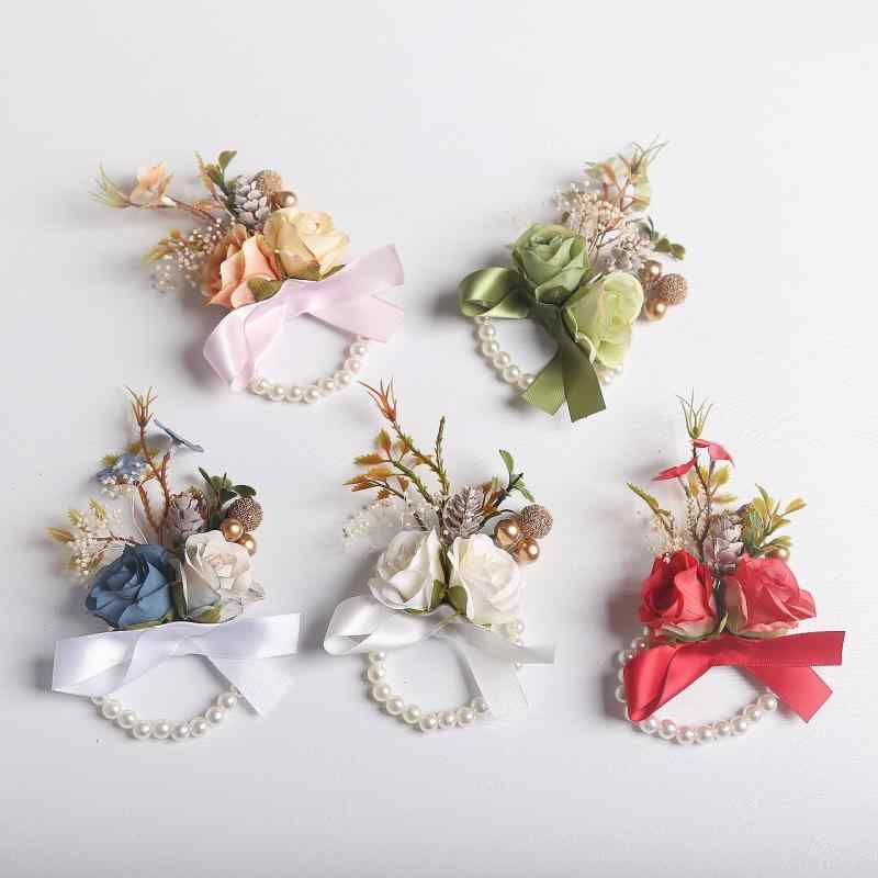 ・カテゴリ: コサージュ、リストブーケ・スタイル: ナチュラル・タイプ: ユニセックス・素材: 布・: フラワー・加工: ハンドメイド・用途: 展示会、広告プロモーション、周年記念、ビジネスギフト、開店祝い・カラー展開: シャンパン、ホワイ...
