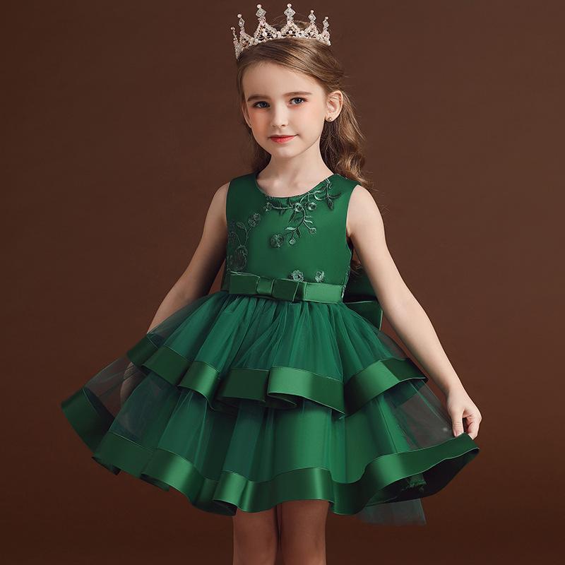 ・カテゴリ: 子供用ドレス・性別: 女の子・加工: プリーツ・要素: リボン、プリンセス、チュール、キャンディ、欧米風・スタイル: プリンセス・主な素材: ポリエステル・裏地素材: 綿61%・タイプ: 礼服・カラー展開: グリーン、ピンクベ...
