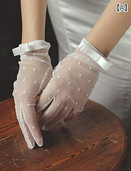 ・性別: 女性・機能: 装飾・カラー: ホワイト、ブラック・素材: レース・スタイル: ショート丈、ビジネス