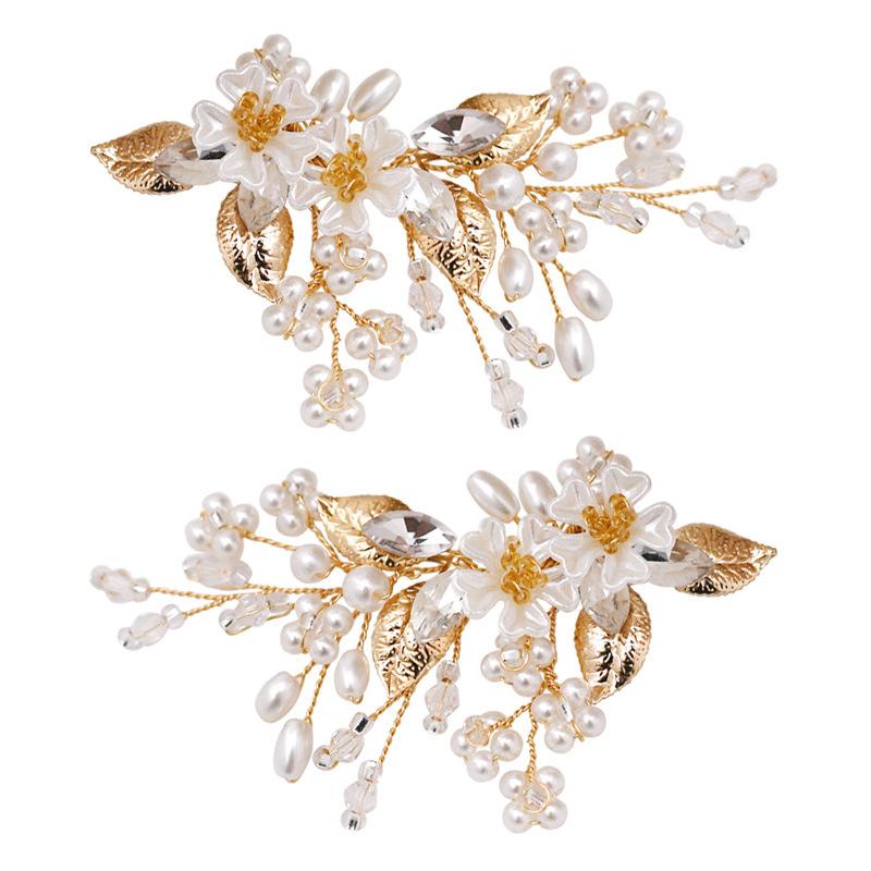 ・カラー展開: 左用、右用、靴用バックル・靴タイプ: 革靴、ブーツ、サンダル、カジュアルシューズ、防寒靴、布靴、作業靴、スリッパ・: 合金、パール、フラワー・スタイル: 欧米風