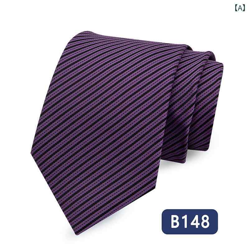 ・カテゴリ: ネクタイ・スタイル: カジュアル・サイズ: 全長約146cm、大剣幅約8cm、小剣幅約3.5cm・素材: ポリエステル・加工: ジャガード織り・柄: 無地・対象: 男女兼用・対象年齢: 成人・用途: ギフト・重量: 約50g