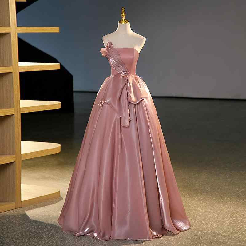 ・素材: オーガンジー・カラー展開: あずき色・サイズ展開: S, M, L, XL, XXL, XXXL・ドレスシルエット: プリンセスライン・詳細: 編み上げ・ネックライン: オフショルダー・袖丈: ノースリーブ・着丈: ロング丈・ウエ...