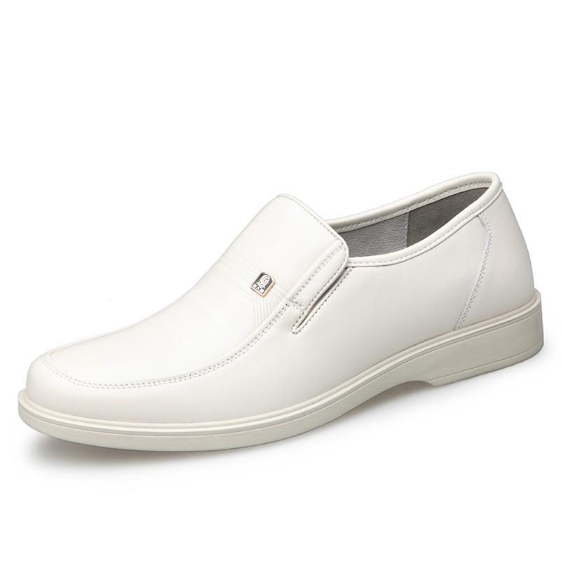 ・カテゴリ: 穴あき革靴・履き口の深さ: 浅口（7cm以下）・対象年齢: 18-40歳・要素: 穴あき、ステッチ・スタイル: カジュアル・性別: メンズ・柄: 無地・アッパー素材: 牛革・つま先形状: ラウンドトゥ・ヒールの高さ: 1-3c...