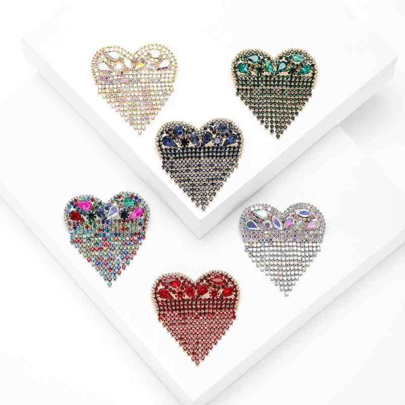 ・カテゴリ: ブローチ・スタイル: レディース、オフィスカジュアル・素材: 合金・形状: ジオメトリック・装飾: ラインストーン・要素: フリンジ・機能: チラ見え防止・カラー展開: ゴールド、シルバー、レッド、ブルー、グリーン、マルチカラ...