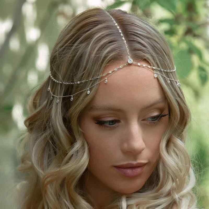 ・カテゴリ: ヘアアクセサリー・素材: ラインストーン・加工: メッキ・: ラウンド、幾何学模様・スタイル: オフィス、通勤・対象: レディース・カラー: シルバー、ゴールド