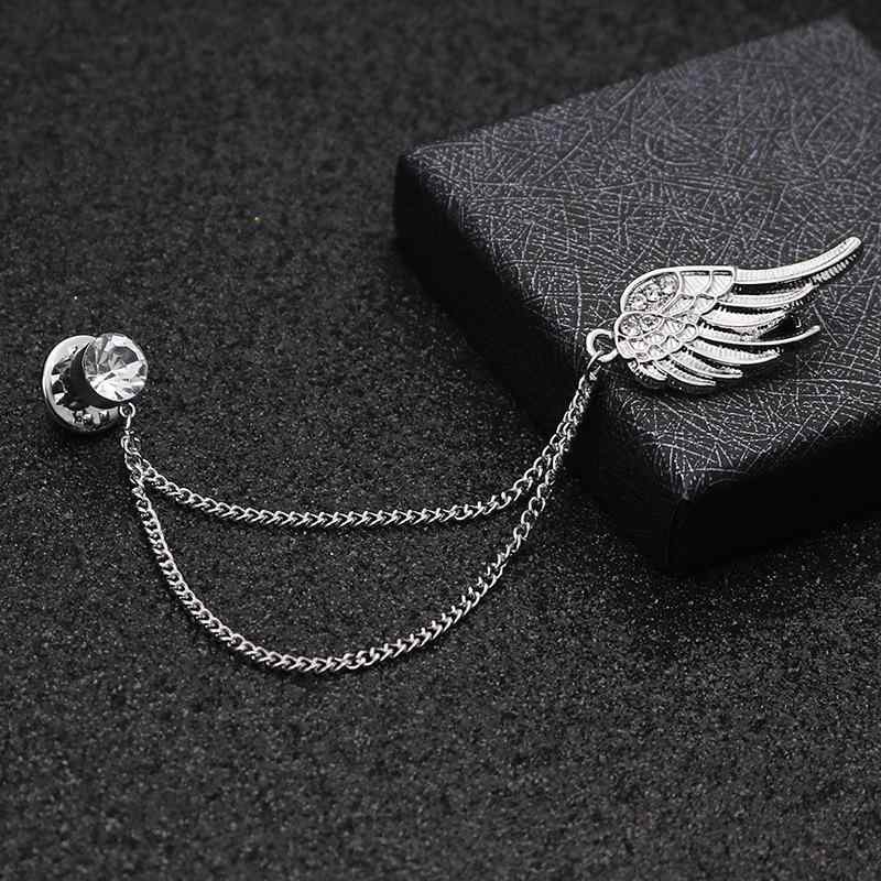 ・カテゴリ: ブローチ・スタイル: 韓国・対象: 男女兼用・モチーフ: 羽・素材: 合金・加工: 電気メッキ・装飾素材: ラインストーン・カラー展開: シルバー、ゴールド