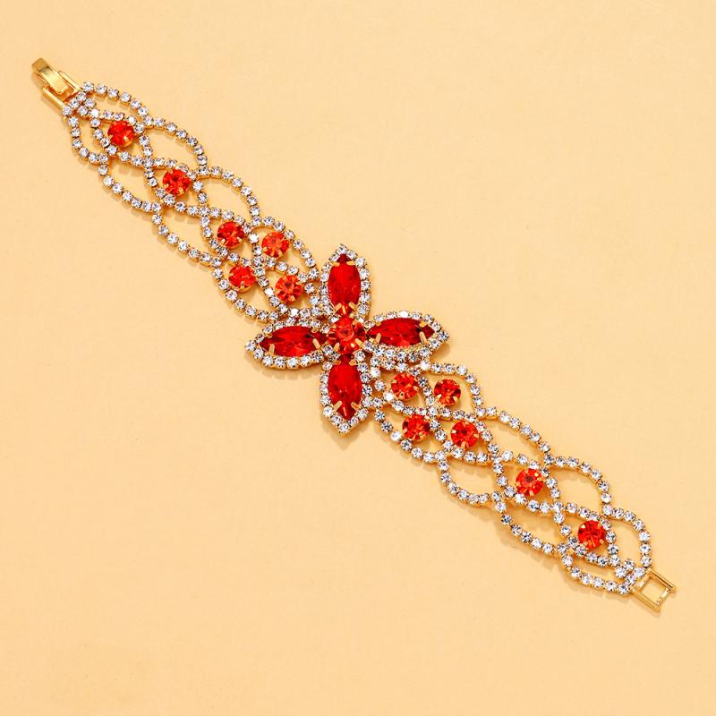 ・カテゴリ: ハンドアクセサリー・スタイル: レディース・素材: ラインストーン・加工: メッキ・モチーフ: フラワー・カラー展開: シルバー、ゴールド・テイスト: 欧米風、ファッション、通勤・推奨シーン: 記念日