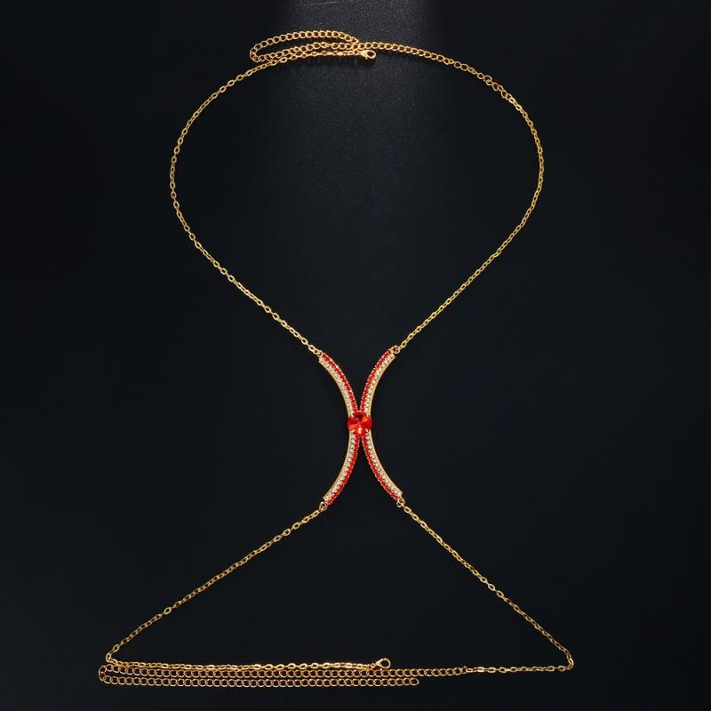 ・カテゴリ: ボディチェーン・スタイル: レディース・主な素材: ラインストーン・: 欧米風・装飾素材: 合金、人工宝石、半貴石・形状: ジオメトリック・ストーンの種類: ホワイトクリスタル・カラー展開: レッド、グリーン、ブルー、ゴールド...