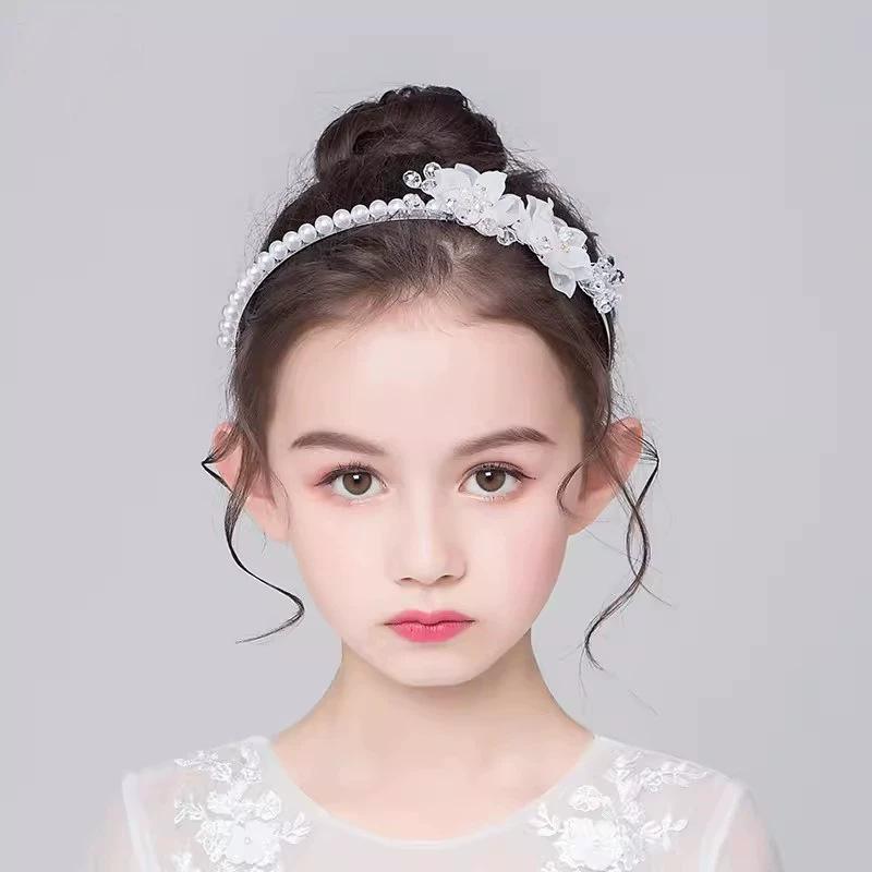 ・カテゴリ: ヘアアクセサリー、カチューシャ、ヘアバンド・スタイル: 韓国・主な素材: パール、クリスタル・: フラワー・柄: チェック・対象: 子供・推奨年齢: 3歳以上・カラー展開: ホワイト、ピンク、ライトブルー、パープル、レッド・装...