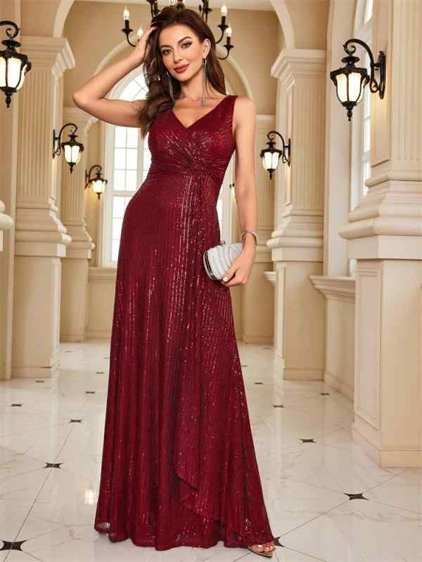 ・カテゴリ: パーティードレス・スタイル: エレガント・主な素材: ポリエステル・ネックライン: Vネック・袖丈: ノースリーブ・着丈: ロング・シルエット: Aライン・ウエスト: ミドルウエスト・: ファスナー・柄: タイダイ・おすすめシ...