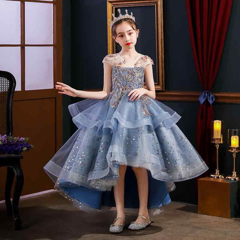 ・カテゴリ: 子供用ドレス・性別: 女の子・対象年齢: 3〜8歳・スタイル: プリンセス・生地加工: プリーツ、コーティング、シアリング、酵素洗浄・主素材: ポリエステル・裏地素材: ポリエステル・カラー: ブルー・サイズ展開: 110cm...