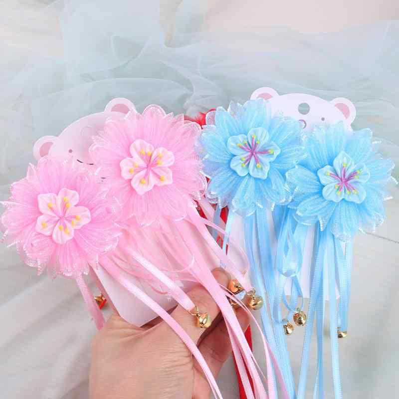 ・カテゴリ: ヘアアクセサリー、ヘアクリップ・対象: 子供・対象年齢: 6歳以上・: リボン・スタイル: スイート・素材: 布・カラー: ピンク、スカイブルー、パープル、レッド・用途: お祝い、ギフト・クリップの種類: ダッカールクリップ・...