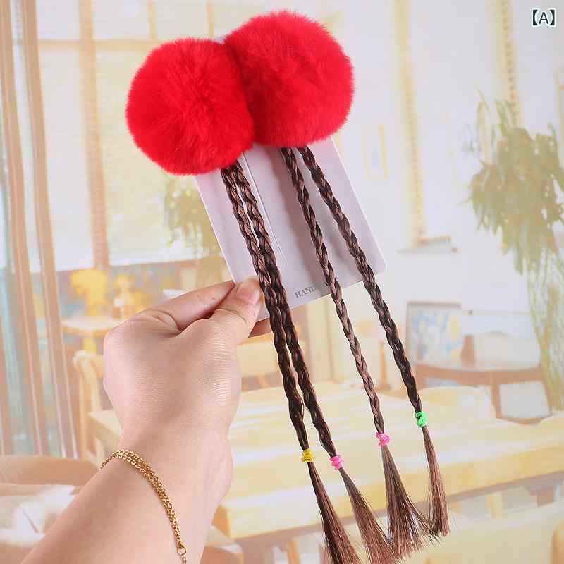 ・カテゴリ: ヘアアクセサリー・タイプ: ヘアクリップ・ヘアクリップの種類: ダッカールクリップ・対象: キッズ・素材: ファー・スタイル: クラシック、和風・レトロ風・: ポンポン・カラー展開: レッド、パープル、ピンク、ブルー・製法: ...