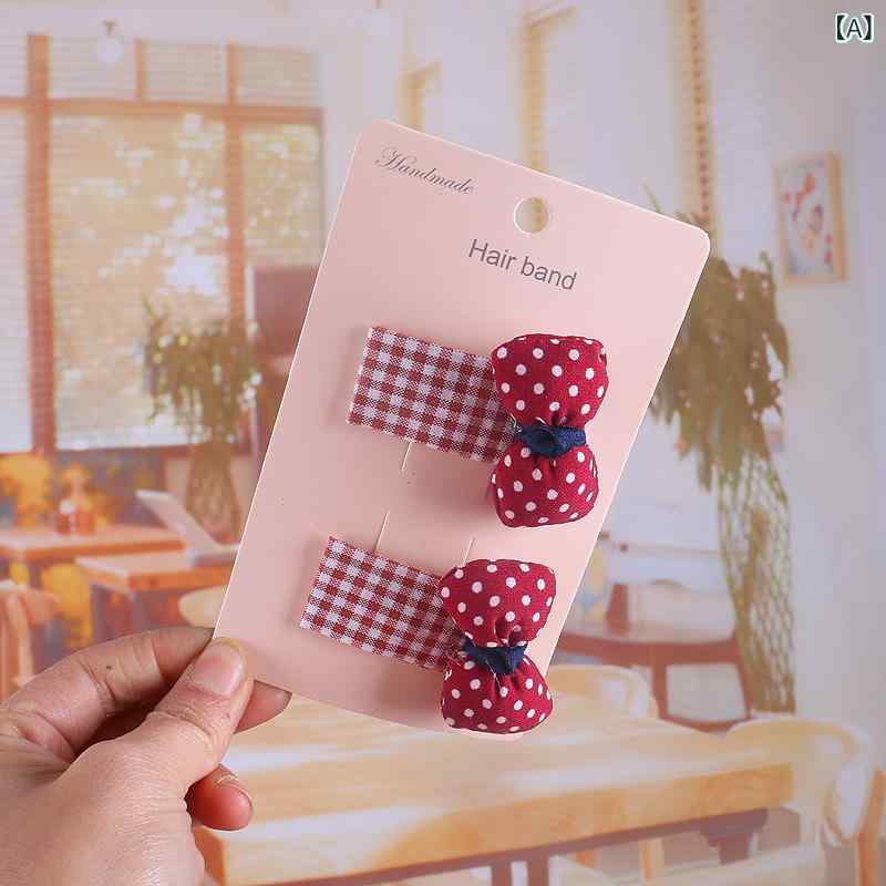 ・カテゴリー: ヘアアクセサリー・種類: ヘアクリップ（パッチン留め）・対象: 子供・素材: 布・スタイル: 韓国・形状: キャラクター・柄: 柄・加工: ハンドメイド・おすすめ用途: 旅行の記念