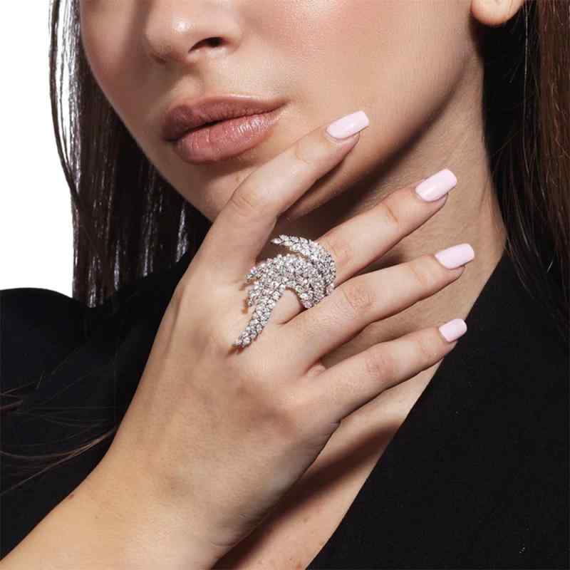 ・カテゴリ: 指輪・素材: ジルコニア・: 幾何学、リング・加工: メッキ加工・対象: レディース・カラー: シルバー、ゴールド・テイスト: 欧米スタイル、オフィスカジュアル