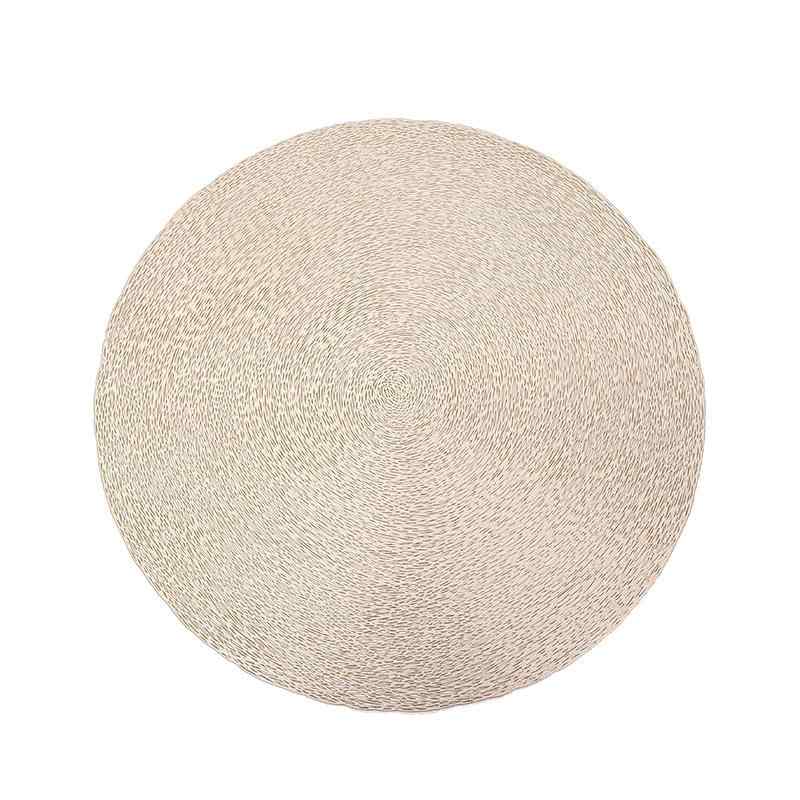 ・素材: PVC・柄: 乱れ糸模様・カラー展開: ゴールド、シルバー・形状: 円形・スタイル: モダン、シンプル