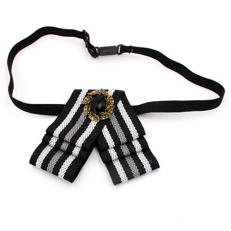 ・カテゴリ: リボンタイ、蝶ネクタイ・スタイル: 韓国、ユニセックス・対象年齢: 大人・柄: ストライプ・カラー展開: ワインレッド、ブラック、グレー・幅: 普通