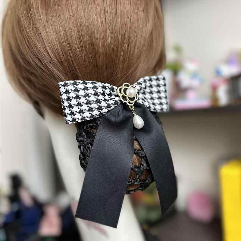 ・素材: ポリエステル・スタイル: 韓国・対象: レディース・加工: ハンドメイド・用途: ギフト、結婚式、旅行、外出・カラー展開: 千鳥格子、ブラック、ピンク・要素: リボン、金属チャーム、カントリー調