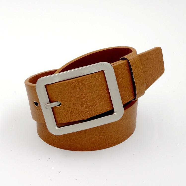 ・素材: 合成革・バックル素材: 合金・留め具の種類: ピンバックル・カラー展開: ブラック、ホワイト、コーヒー、ブラウン