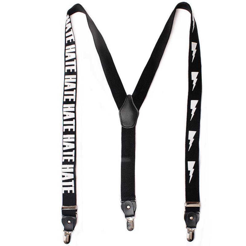 ・素材: ゴム・サイズ: 幅3cm×長さ105cm・クリップ数: 3個・伸縮性: 強い・対象: 大人用・加工: スクリーン・性別: 男女兼用・カラー: ブラック・スタイル: ヒップホップ、カジュアル