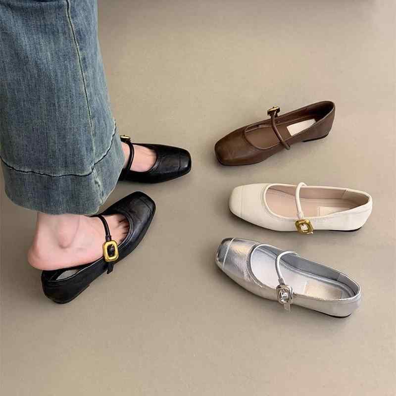 ・カテゴリ: メリージェーンシューズ・スタイル: 韓国ファッション風・性別: レディース・つま先の形状: ラウンドトゥ・アッパー素材: マイクロファイバー・裏地素材: マイクロファイバー・中敷き素材: 合成革・靴底素材: ラバー・ヒールの高...