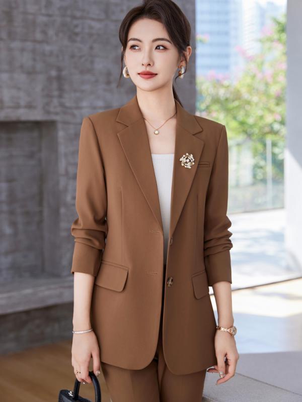 ・素材: ポリエステル・カラー展開: ブラック、ブラウン、アプリコット・サイズ展開: S、M、L、XL、2XL、3XL、4XL・パンツ丈: ロング・袖丈: 長袖・スタイル: エレガント・袖の種類: 標準