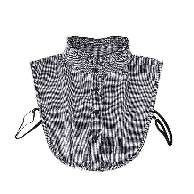 ・スタイル: ・ネックライン: レギュラーカラー, 丸襟, スタンドカラー・主な素材: 綿・カラー展開: ブラック×ホワイトチェック, コーヒーチェック, テクスチャーコットン