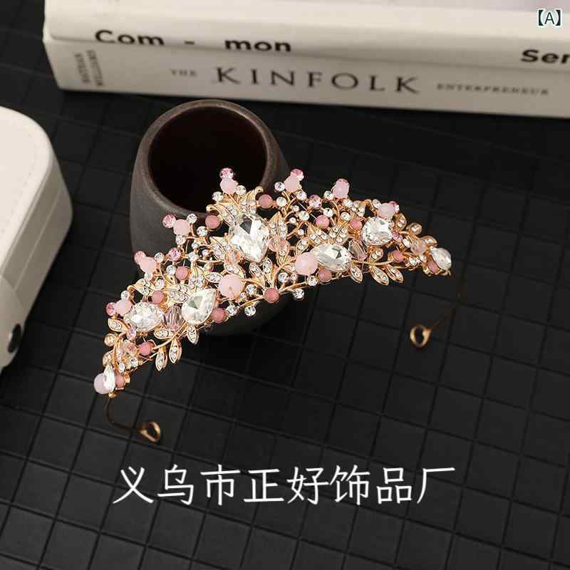 ・カテゴリ: ヘッドドレス・対象: 子供用・スタイル: プリンセス・: クラウン・素材: 合金・加工: メッキ・ストーン: クリスタル・カラー: ピンク、シルバー・モチーフ: ラインストーン、パール、バタフライ