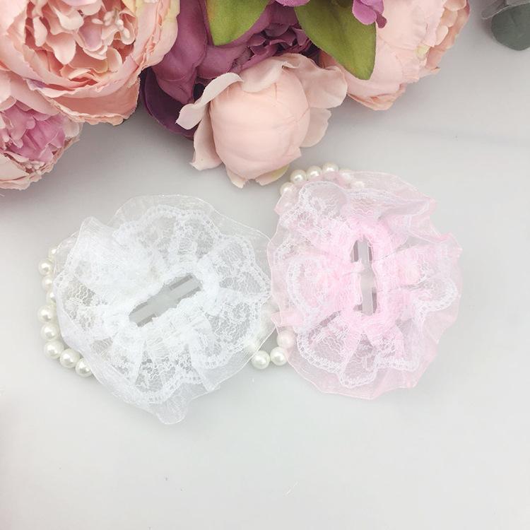 ・素材: パール・使用場面: ウェディング・カラー展開: ホワイトA、ピンク、リストレット（フリルなし）、ホワイトB・スタイル: 韓国・用途: ギフト・贈り物対象: パートナー、同僚、友人・お祝い・ギフトシーン: ウェディング、旅行記念