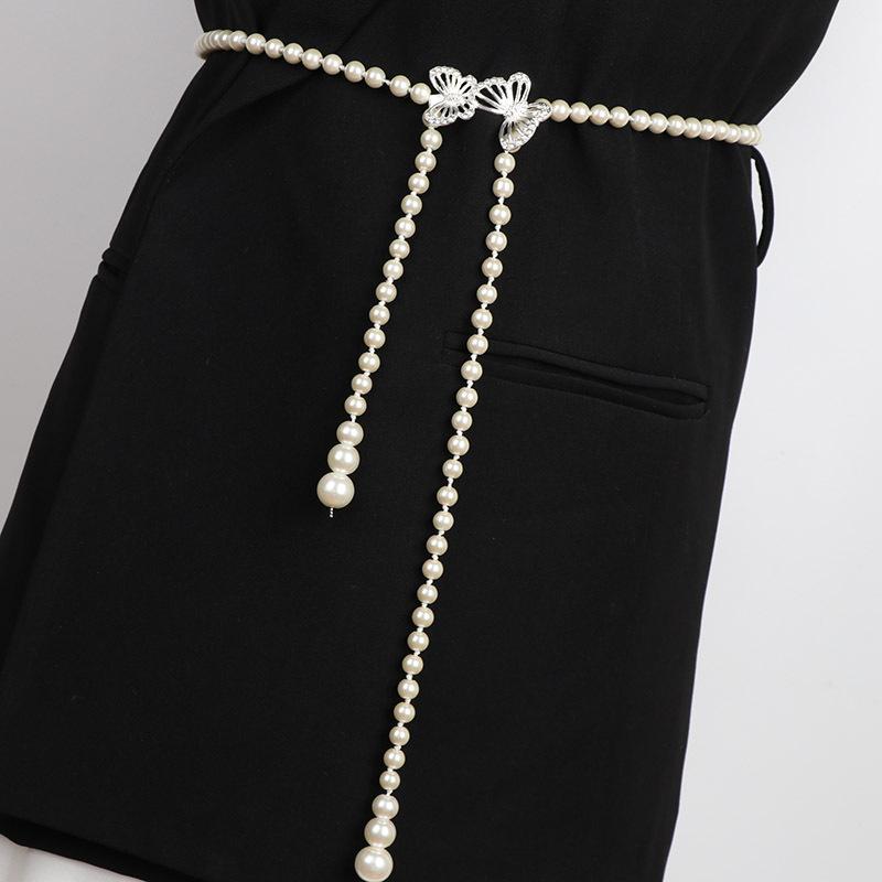 ・カテゴリ: ウエストチェーン・対象: レディース・対象年齢: 成人・素材: フェイクパール・: ラインストーン装飾・カラー展開: パール、フラワー、立体バタフライ、ダブルビジュー、スター、音符・スタイル: カジュアル・仕様: 1重巻き・全...