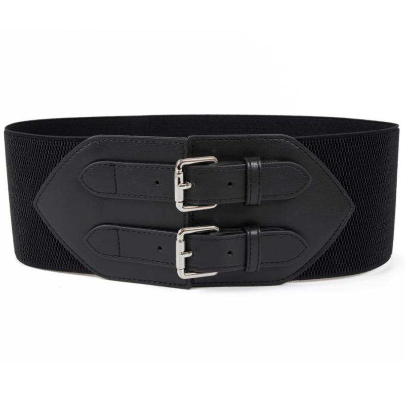 ・素材: 合成革・バックル素材: 合金・留め具の種類: ピンバックル・カラー展開: ブラック、キャメル・幅: 太め（4cm以上）・伸縮性: 高弾力・スタイル: ビジネス、エレガント、カジュアル、シンプル、欧米風、高級感、通勤・加工: メッキ加工
