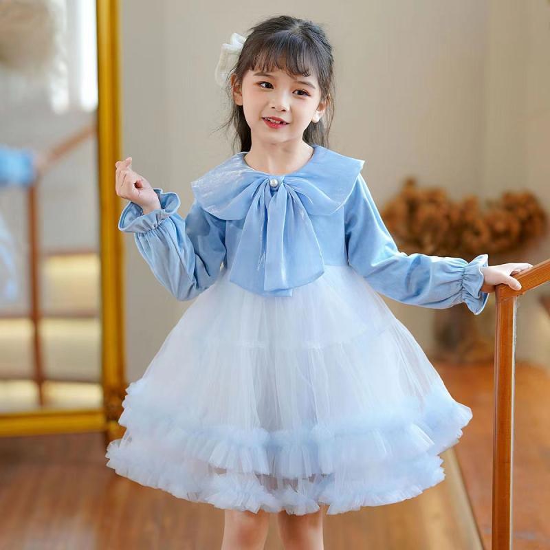 ・カテゴリ: ワンピース・スタイル: プリンセス・素材: ポリエステル・対象: ガールズ・対象年齢: 3歳〜8歳・シルエット: Aライン・: キュート・カラー: ブルー、ピンク・サイズ: 100cm、110cm、120cm、130cm、14...