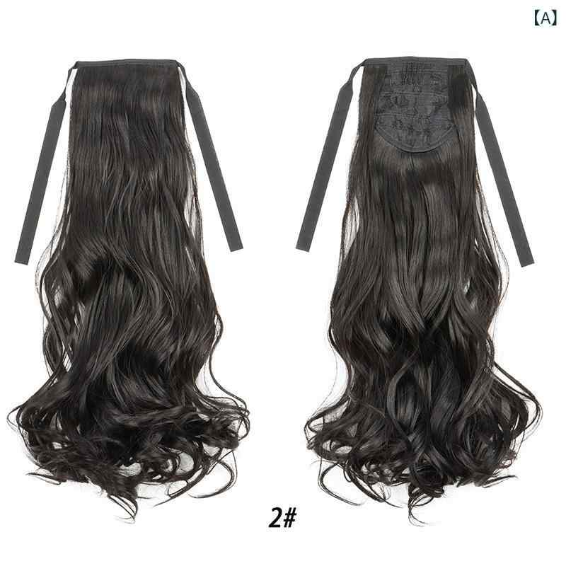 ・カテゴリ: ポニーテールウィッグ・スタイル: ヘア束・対象: レディース・加工: マシンメイド・素材: 耐熱ファイバー