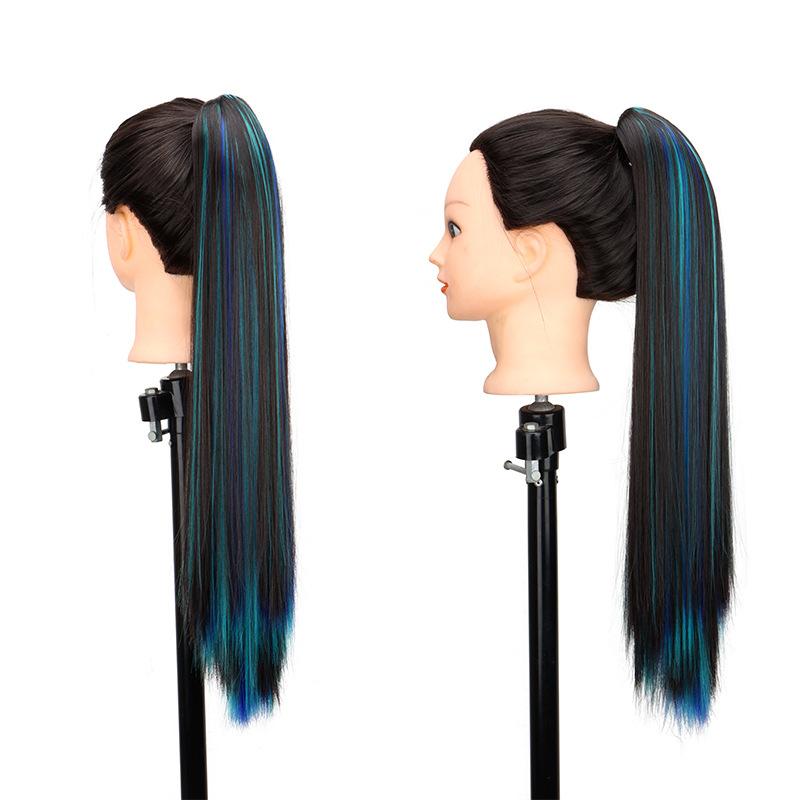 ・カテゴリ: ポニーテールウィッグ・スタイル: ポニーテール・対象: ユニセックス・製法: マシンメイド・素材: 耐熱ファイバー・カラー展開: スカイブルー、ロイヤルブルー、ダークパープル、レッド